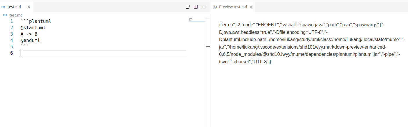ubuntu 预览报错 · Issue #782 · shd101wyy/vscode-markdown-preview-enhanced · GitHub