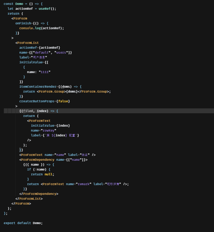 🐛[BUG] ProFromList无法获取到actionRef · Issue #3731 · ant-design/pro-components · GitHub