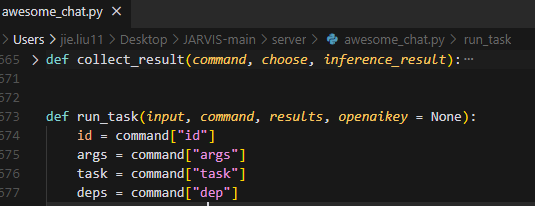 Where the parameter "command" in the "parse_task" function in file "awesome_chat.py" is defined ...