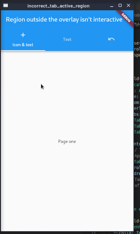 [TabBar] Incorrect active region having `Tab`s with/without icon or text and having unequal ...