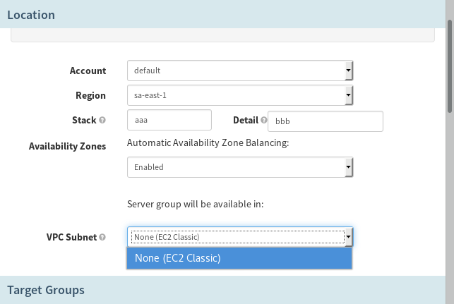VPC Subnet field doesn't get updated when switching between AWS accounts in the UI · Issue #3242 ...