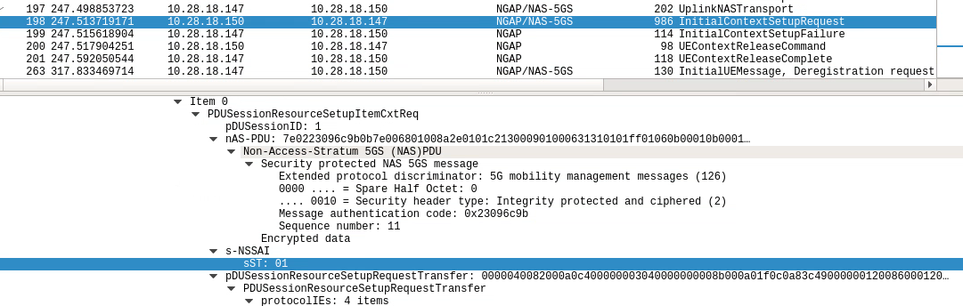 No sending SD (slice differentiator) to UE in ...