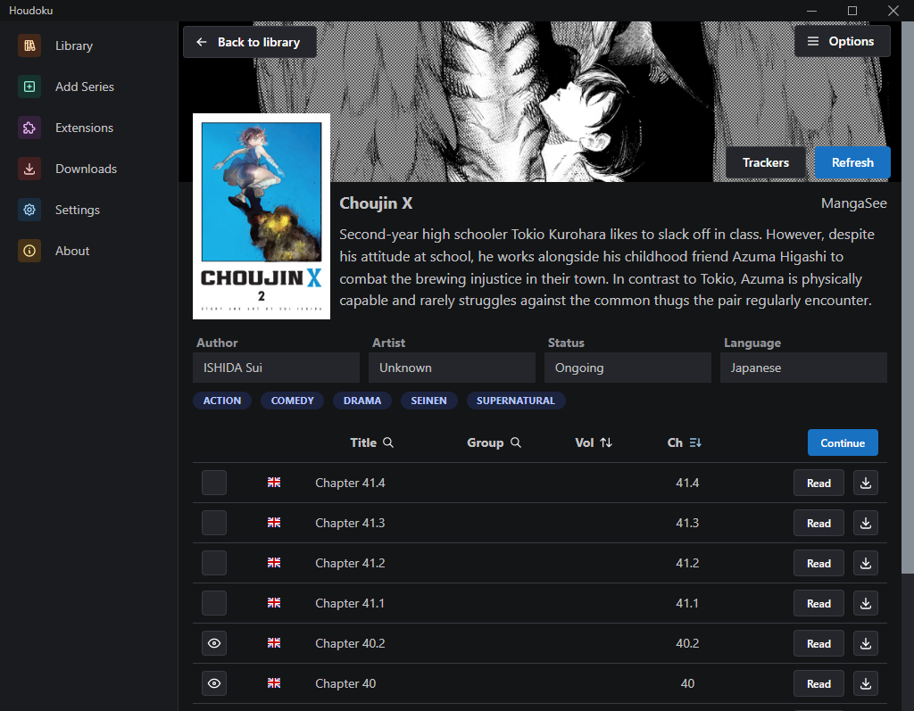 Unread chapter number is incorrect (for chapters with decimals) · Issue #298 · xgi/houdoku · GitHub