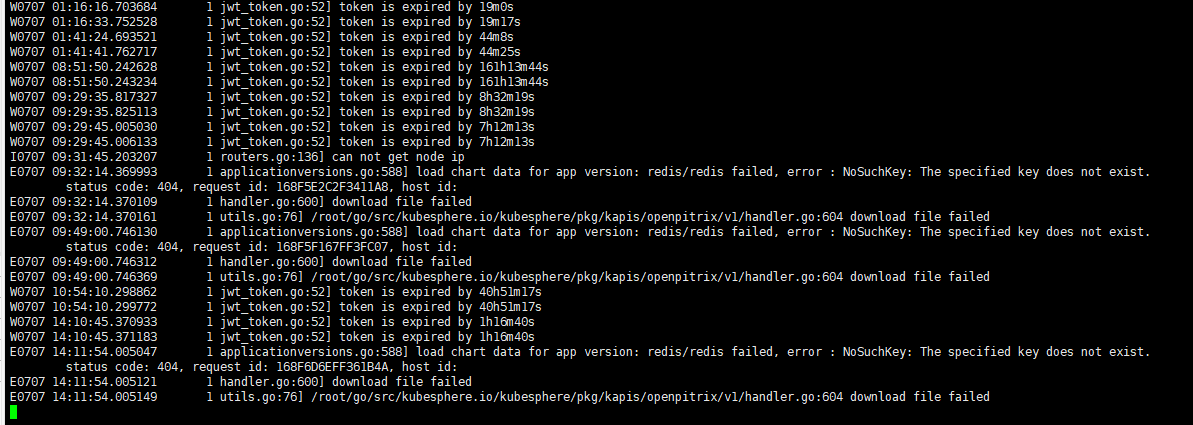 When openpitrix is used for deployment, it will get stuck in the application configuration ...