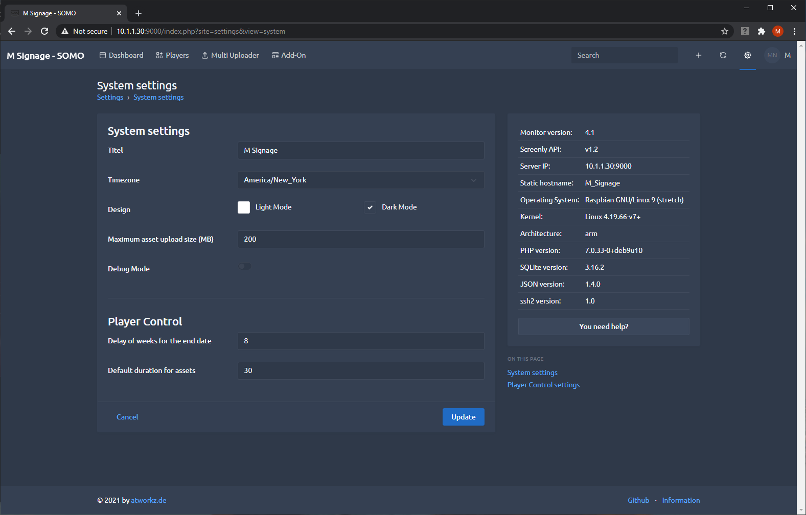 upload through somo not playing. · Issue #60 · didiatworkz/screenly-ose ...