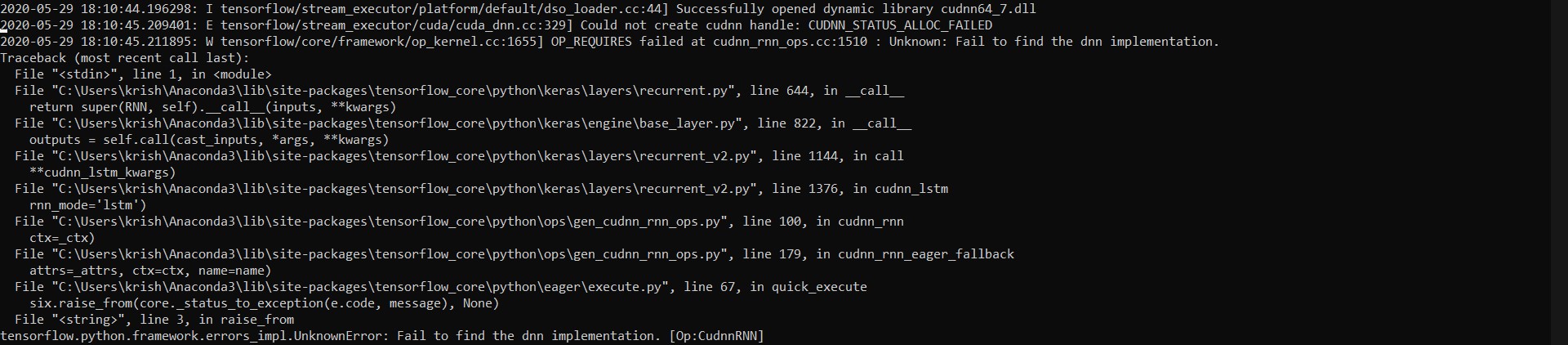 Could Not Create Cudnn Handle Cudnn Status Alloc Failed · Issue 39989 · Tensorflow Tensorflow
