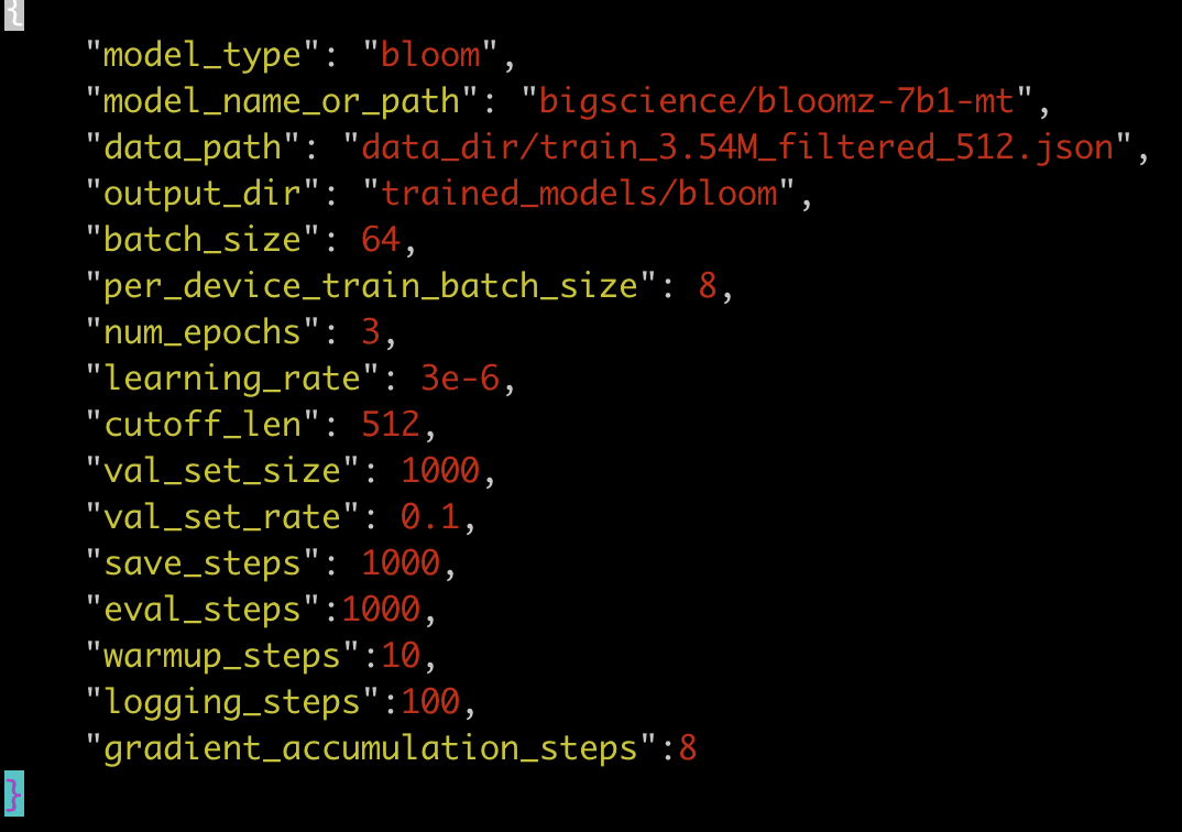 请问Bloomz的微调参数是什么呀？ · Issue #181 · LianjiaTech/BELLE · GitHub