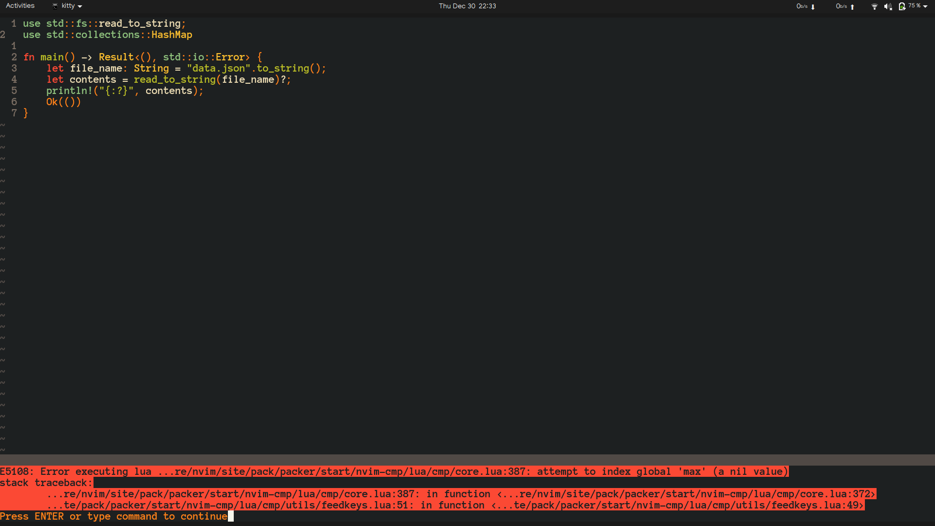 Unable to update from packer · Issue #691 · hrsh7th/nvim-cmp · GitHub
