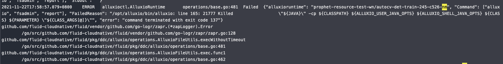 [BUG] alluxioruntime-controller error converting YAML to JSON: yaml: line 29: did not find ...