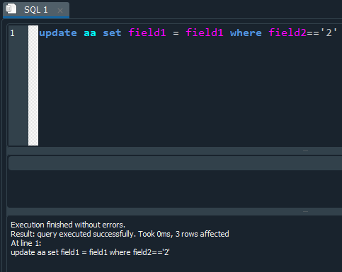 If there are comments in the sql query, the number of processed rows is not shown · Issue #3226 ...