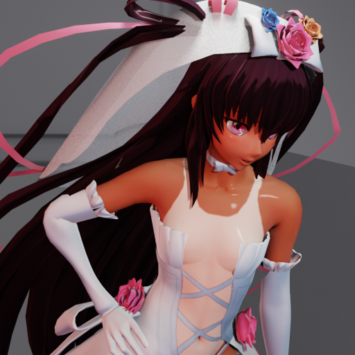 Bride Yukikaze · Issue #162 · UuuNyaa/blender_mmd_assets · GitHub