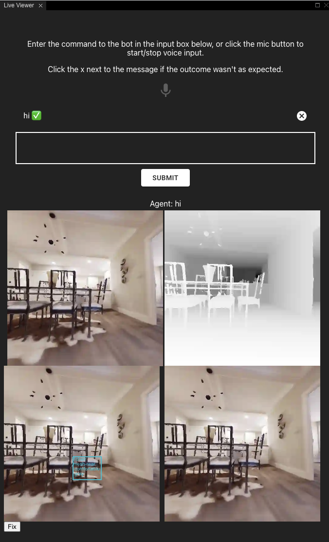 Agent response not showing on Dashboard · Issue #507 · facebookresearch/fairo · GitHub