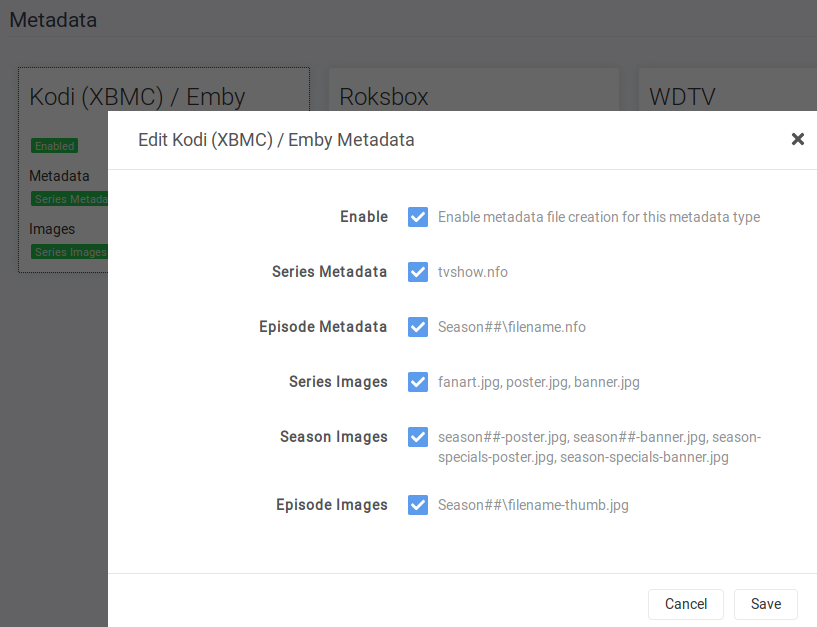 Kodi Metadata Filename Inconsistency · Issue 3201 · Sonarrsonarr · Github 2846