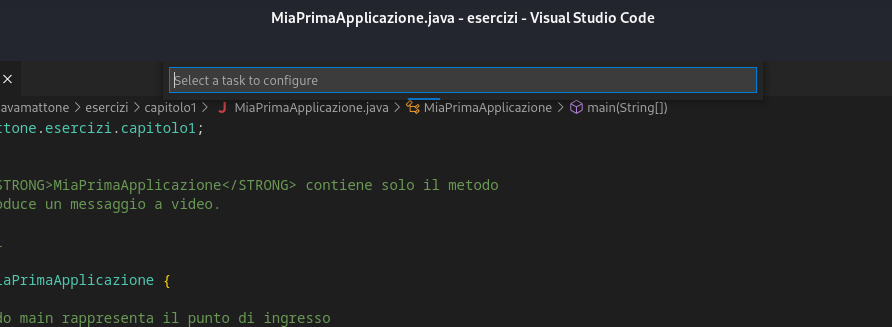 Error: there is no registered task type 'Java'. Did you miss installing an extension that ...