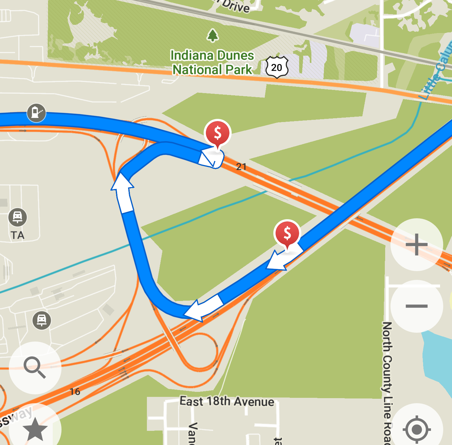 Route uses wrong ramp then makes U-Turn on an interstate · Issue #5983 ...