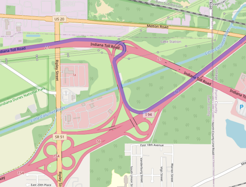 Route uses wrong ramp then makes U-Turn on an interstate · Issue #5983 ...