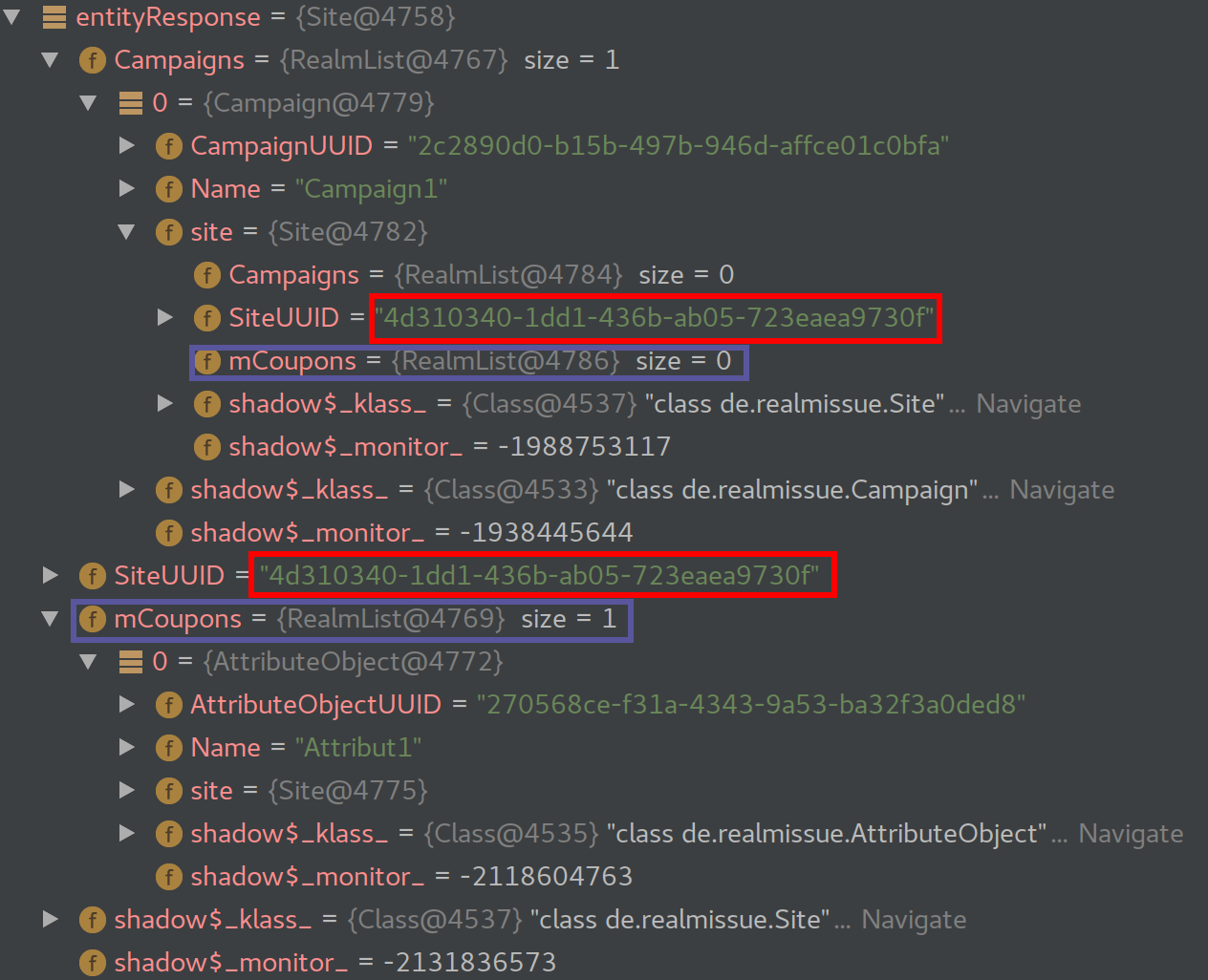 Missing RealmLink for object · Issue #5115 · realm/realm-java · GitHub