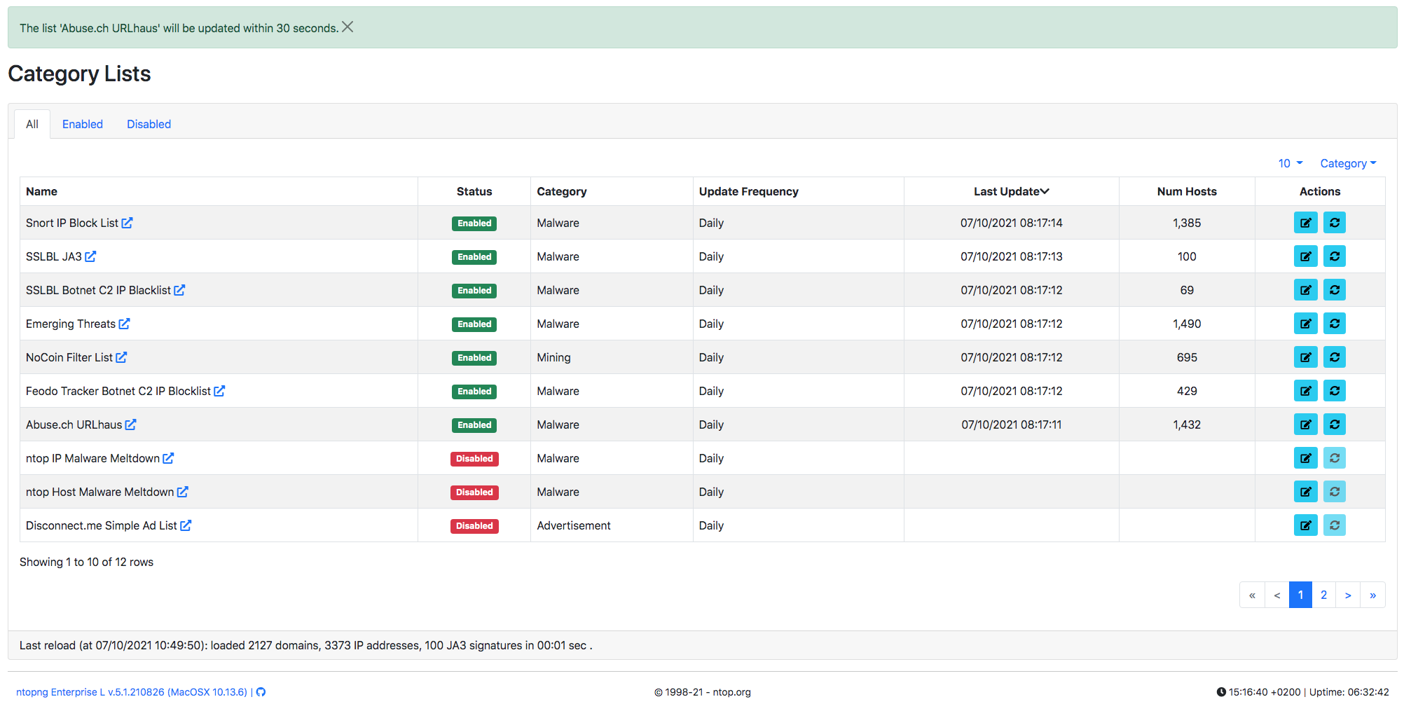 List reload broken · Issue #5968 · ntop/ntopng · GitHub