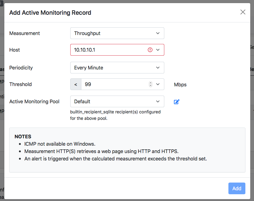 Broken Validation in Active Monitoring · Issue #6093 · ntop/ntopng · GitHub