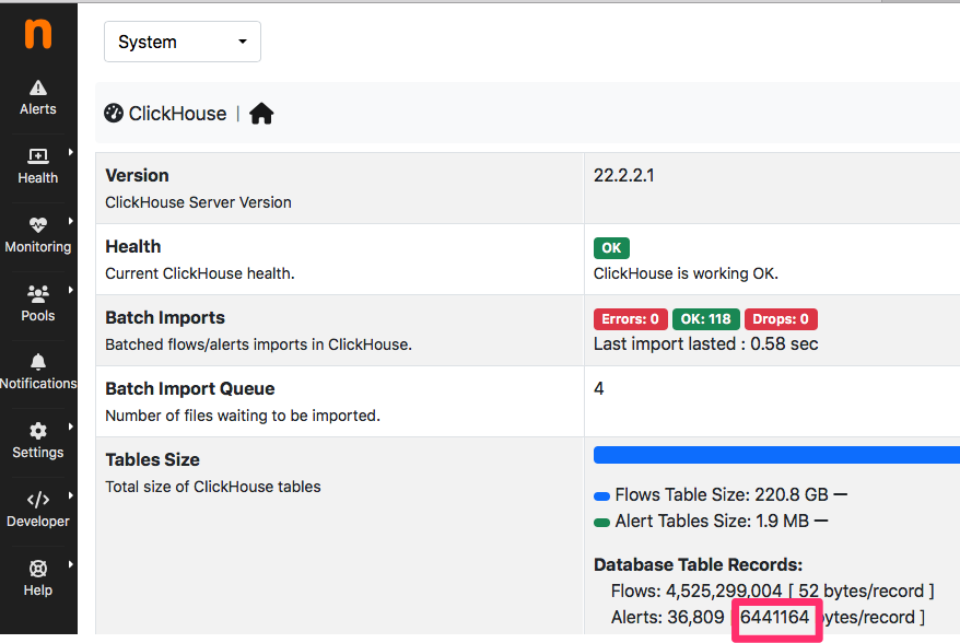 Invalid Clickhouse Alert Records Stats · Issue 6760 · Ntop Ntopng · Github