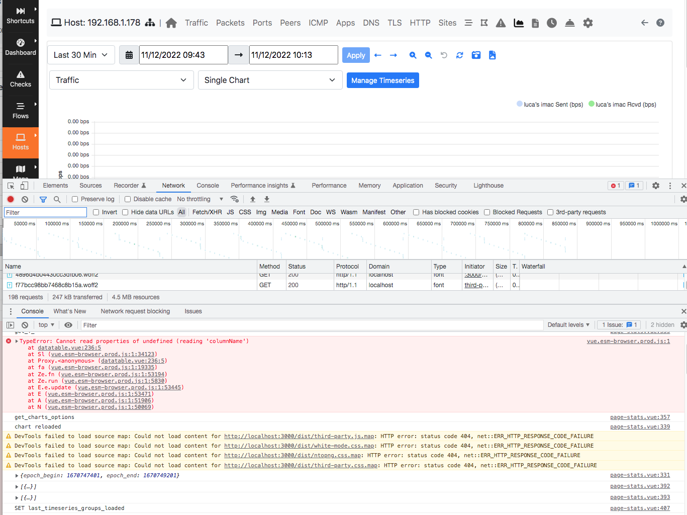 Host Chart Page Broken · Issue #7030 · ntop/ntopng · GitHub