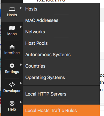 Improve "Local Hosts Traffic Rules" dialog · Issue #7067 · ntop/ntopng · GitHub