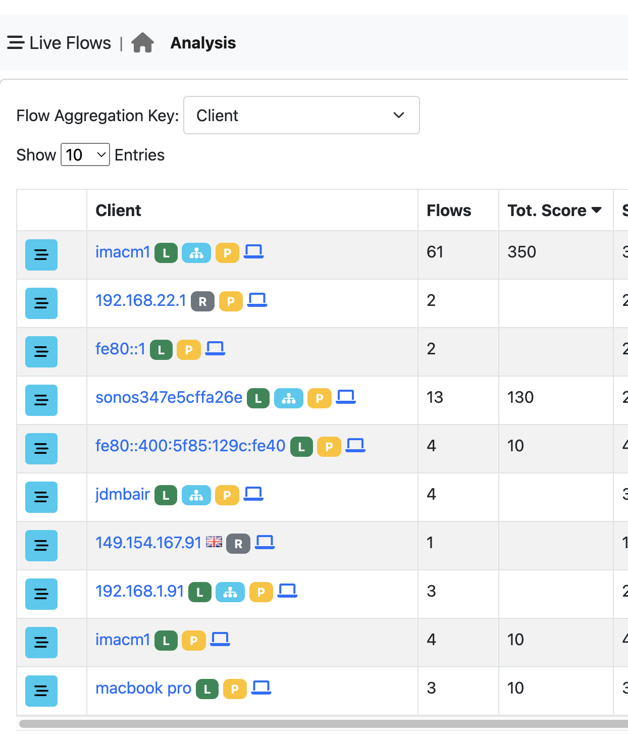 Flow Analysis Sort Broken · Issue #7381 · ntop/ntopng · GitHub