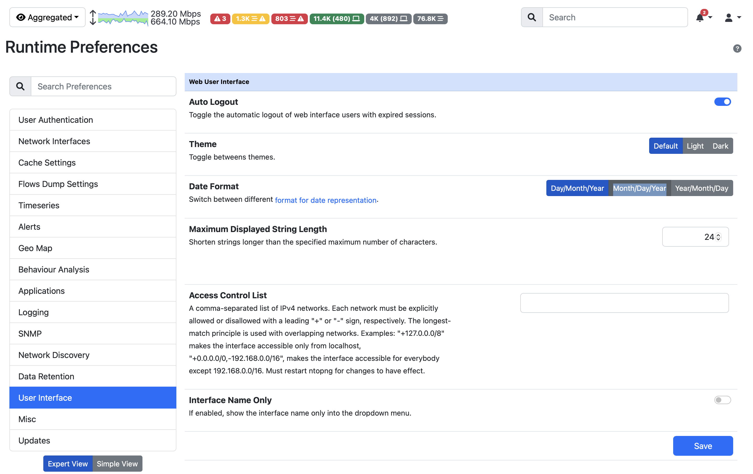 Unable to change data format using Safari · Issue #7384 · ntop/ntopng · GitHub
