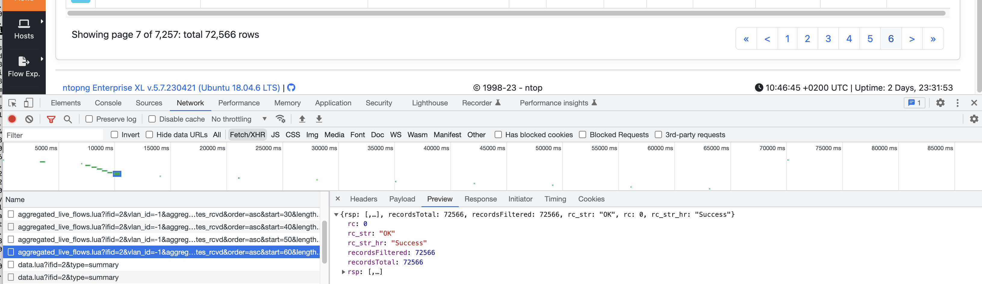 recordsTotal wrong in aggregated_live_flows.lua · Issue #7416 · ntop/ntopng · GitHub