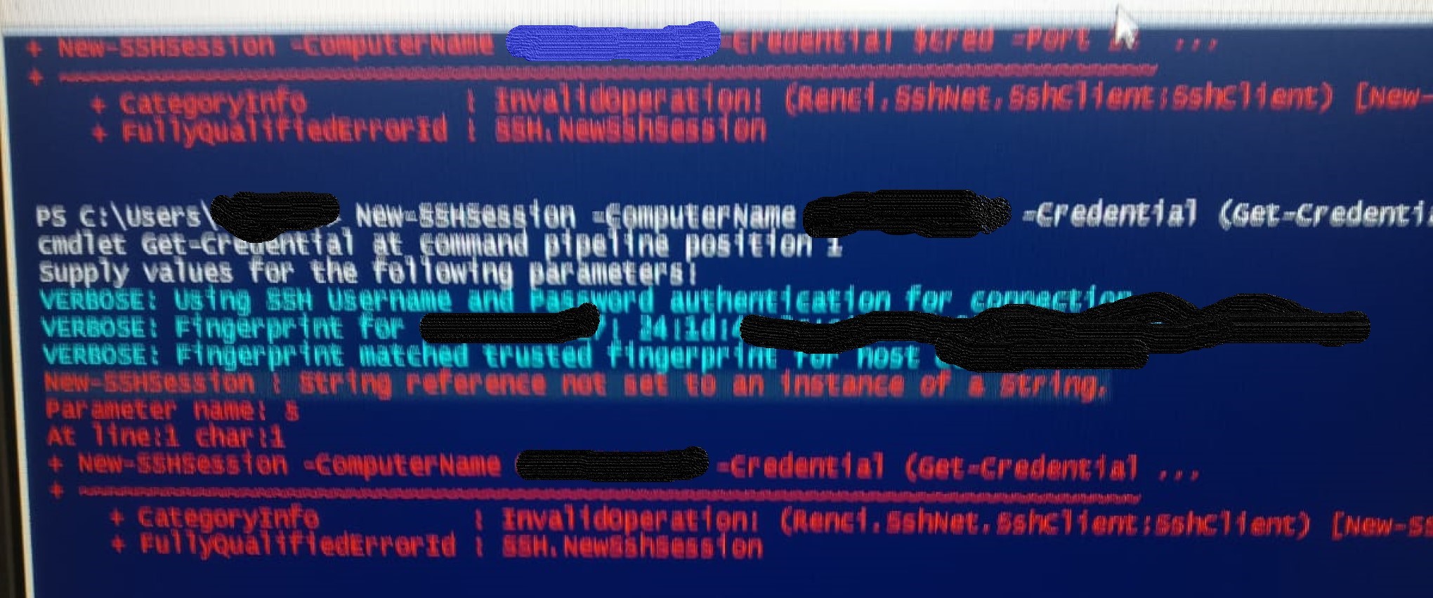 new-sshsession errors out · Issue #243 · darkoperator/Posh-SSH · GitHub