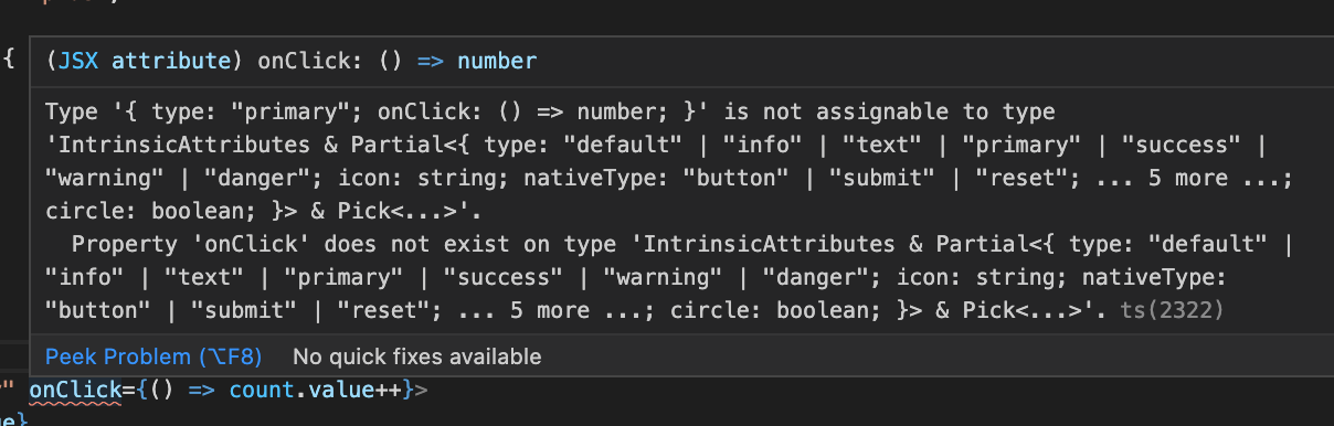vue3 tsx的情况下报onClick类型没有找到 · Issue #763 · element-plus/element-plus ...