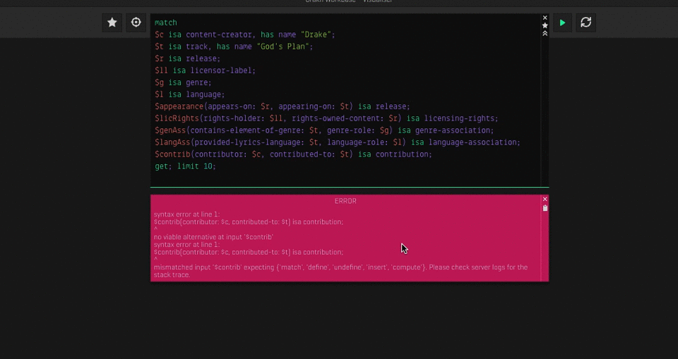 Workbase Drops Text From Queries in Text Editor · Issue #249 · typedb/typedb-studio · GitHub