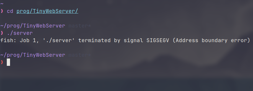 make后无法运行 报错 './server' terminated by signal SIGSEGV (Address boundary error) · Issue #238 ...