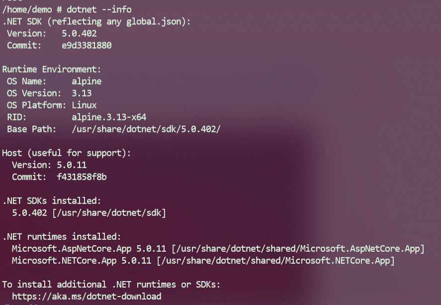 dotnet build Access to the path '/.dotnet' is denied for Linux, my user ...