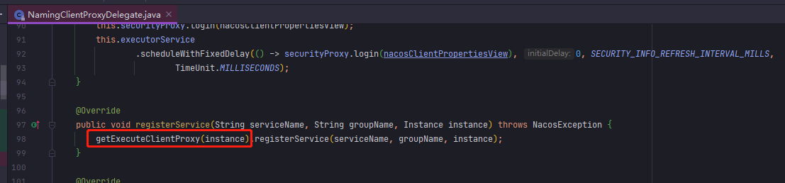 Please tell me why the client chooses "grpcClientProxy" or "httpClientProxy" through the ...
