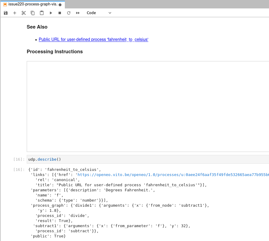 Support For Visualized Process Graphs In Html Components By M Mohr · Pull Request 220 · Open Eo