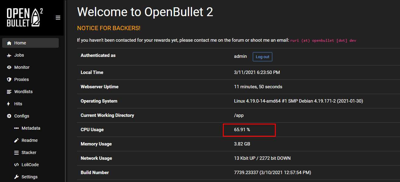 [BUG] OB2 Threads Problem on Linux · Issue #70 · openbullet/OpenBullet2 · GitHub