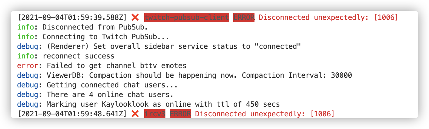 [Bug] Connection disconnected unexpectedly · Issue #1350 · crowbartools/Firebot · GitHub