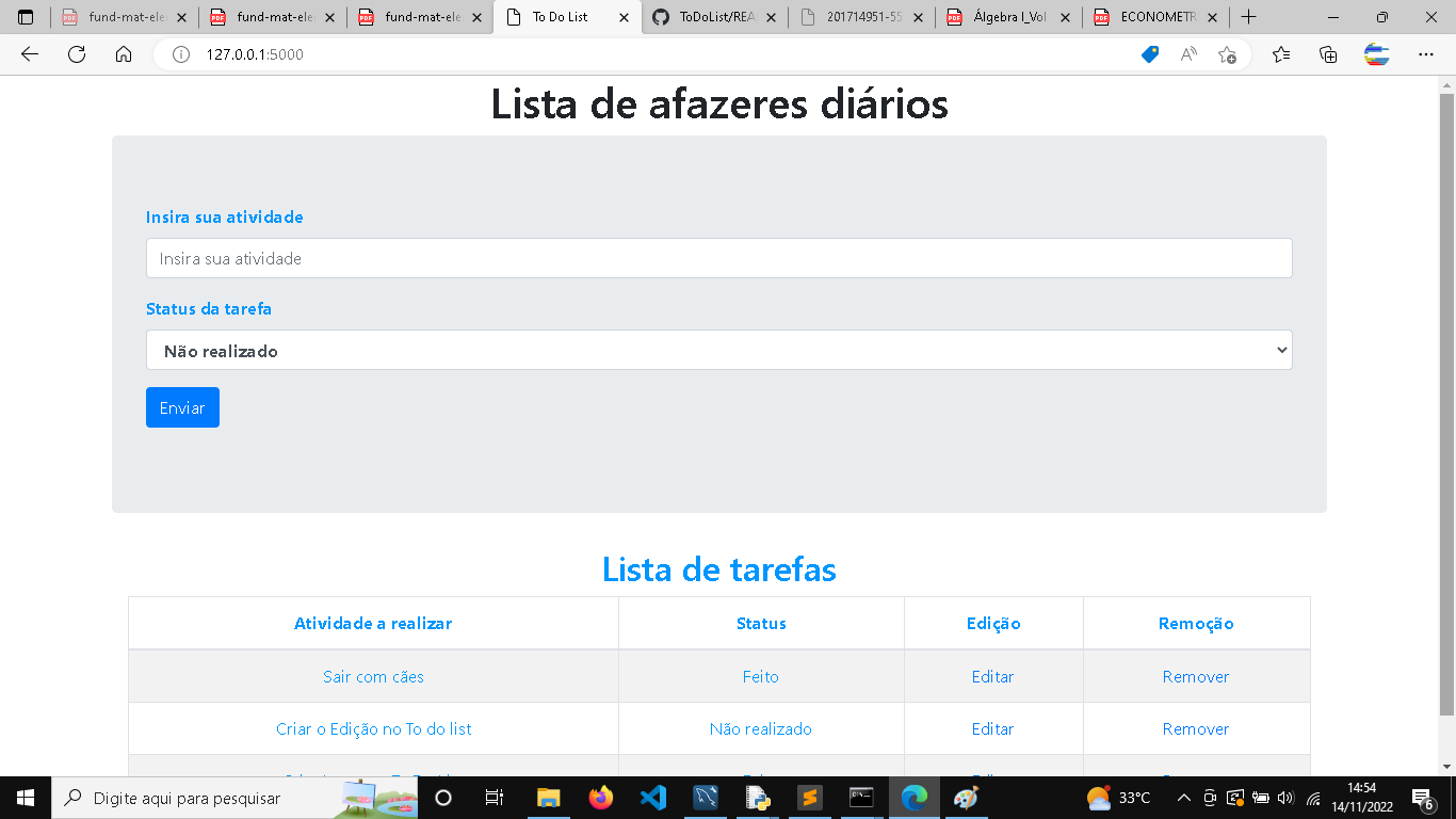 GitHub - PauloRobertoVieiraDeCastro/ToDoList: Consiste-se numa lista simples de atividades ...