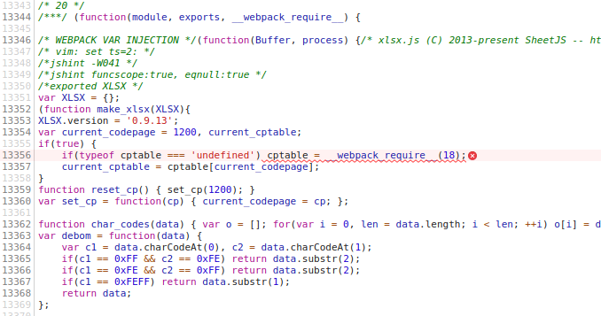 Uncaught ReferenceError: cptable is not defined (Electron) · Issue ...