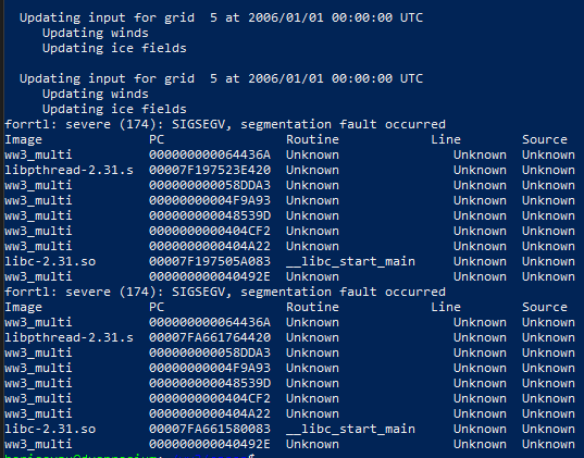 Segmentation Fault In Test Case · Issue 786 · Noaa Emcww3 · Github 