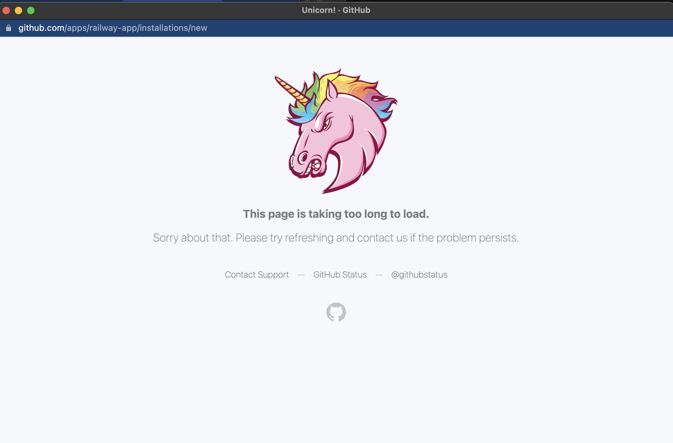 502 gateway while configuring github repo from railway hosting service ...