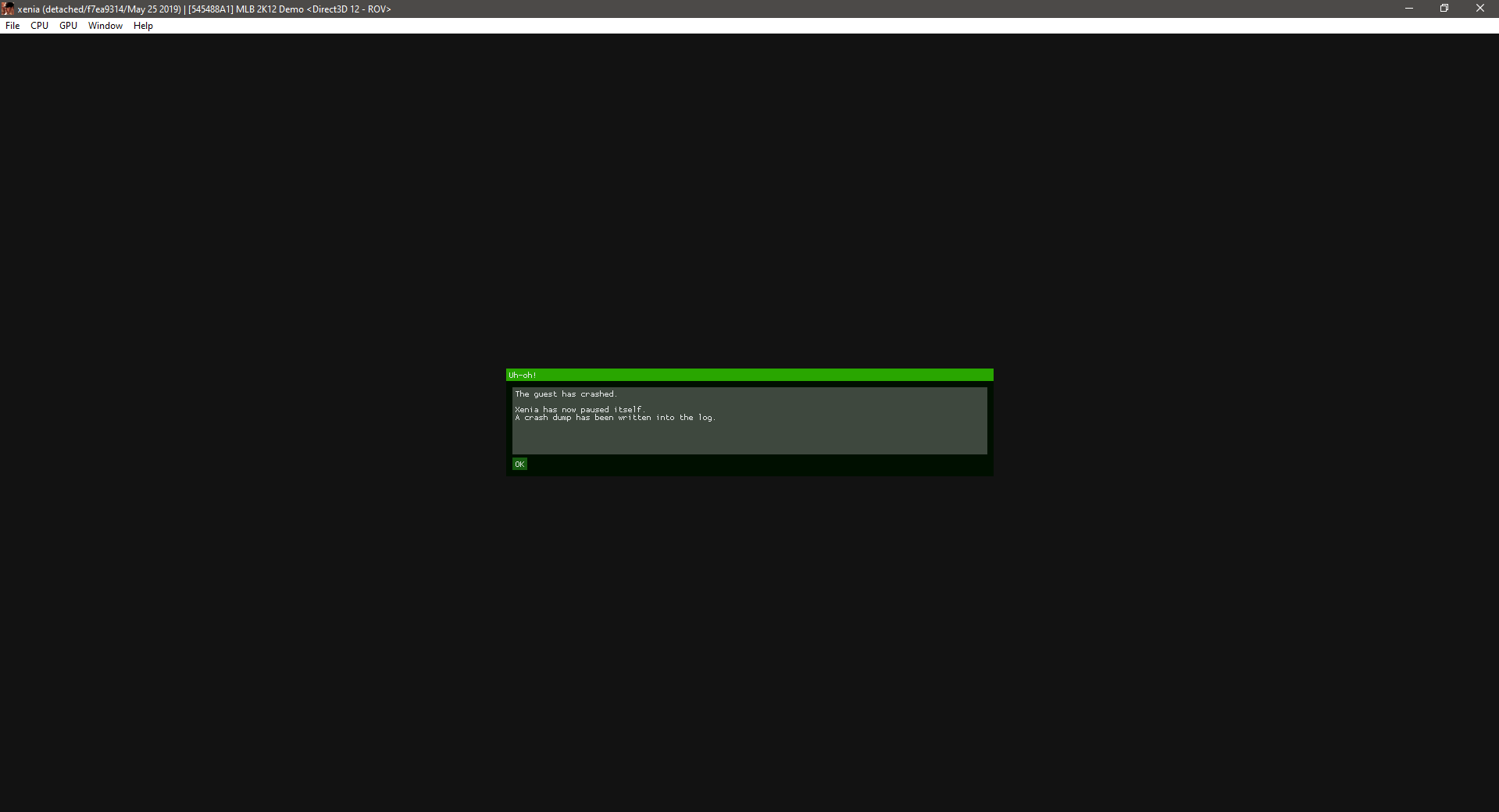 545488A1 - MLB 2K12 Demo · Issue #1309 · xenia-project/game-compatibility · GitHub