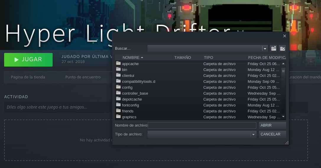 File manager general problems: Always opening on steam dir, always ...