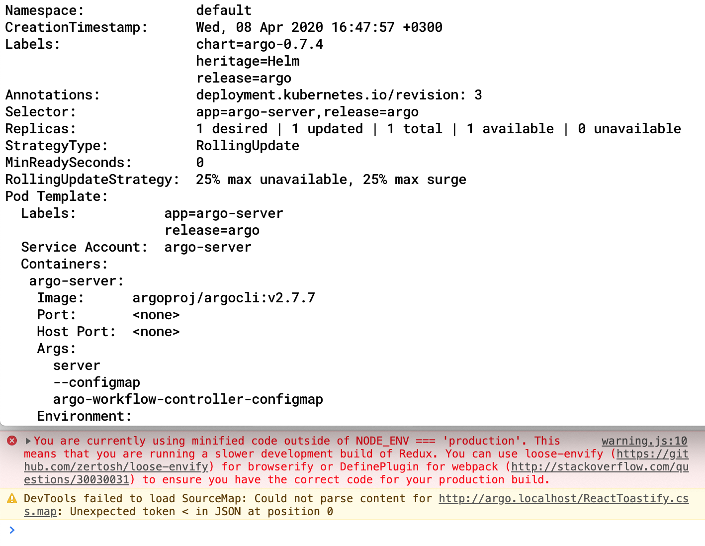 [UI] Use production build instead dev · Issue #2953 · argoproj/argo-workflows · GitHub