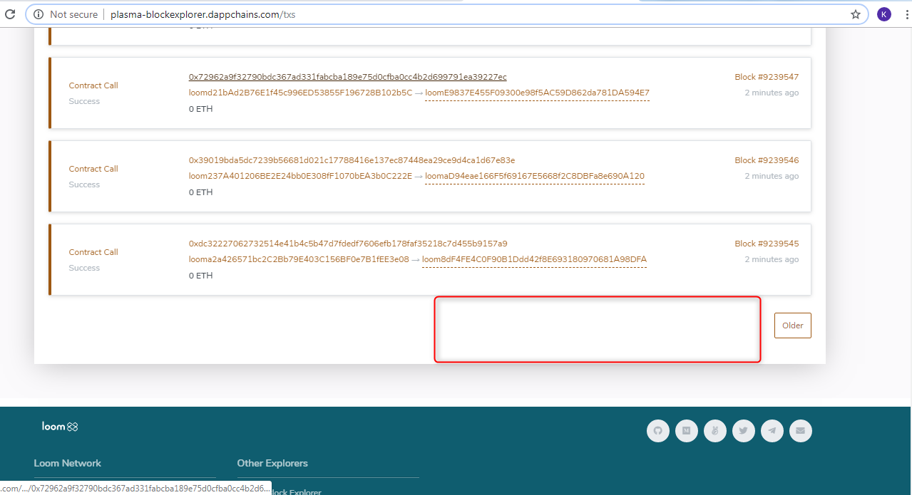 Pagination is missing on Transactions page · Issue #43 · loomnetwork/blockscout · GitHub