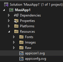 [Bug] Changing the default template icon names in the Resources folder breaks the WinUI ...