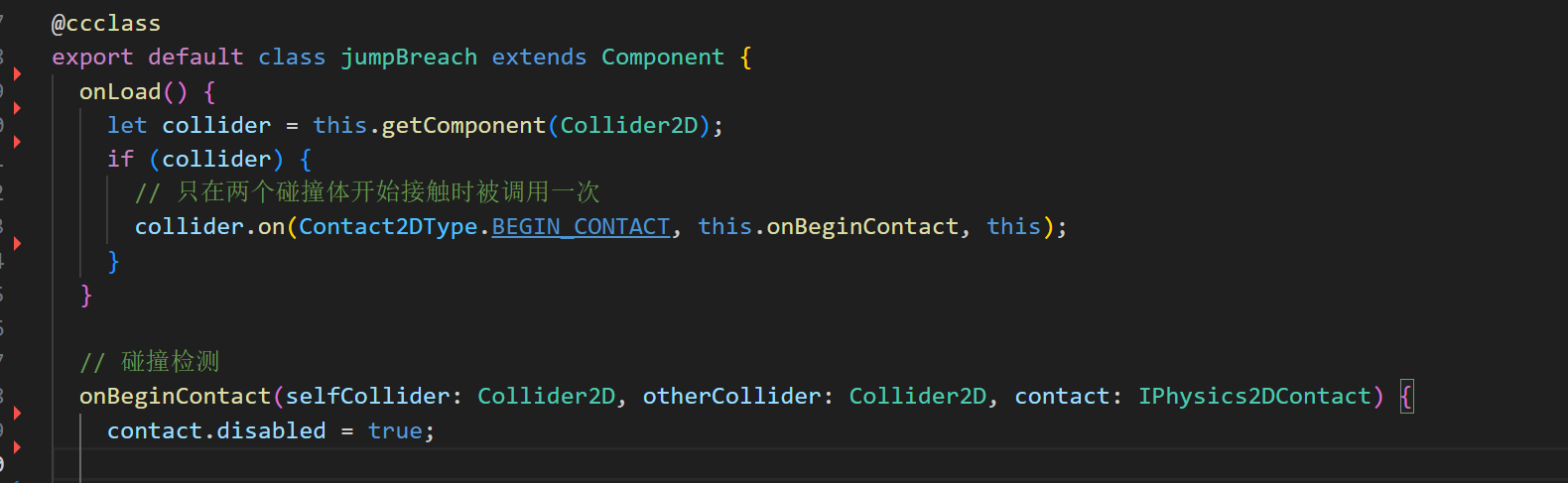 3.7.0以后 contact.disabled 失效，我现在3.8.0依然无法使用；我看到了有解决提交，但是为何依然无效？ · Issue #15530 · cocos/cocos ...