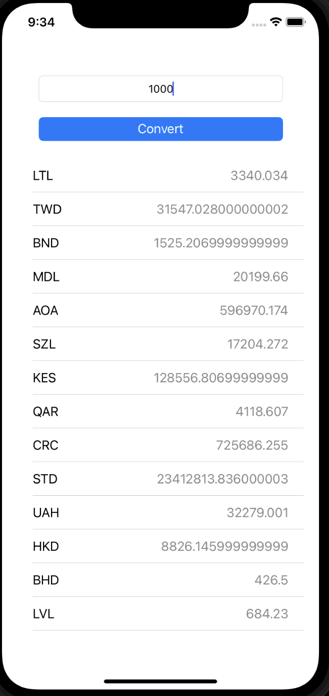 GitHub - busekoseoglu/CurrencyConverterSwift: Euro to other currencies ...