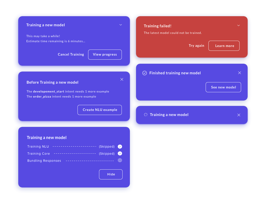 Show training errors of Rasa models in Rasa X · Issue #4231 · RasaHQ/rasa · GitHub